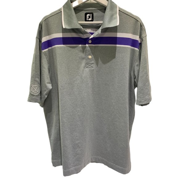 FootJoy | Shirts | Fj Footjoy Polo Golf Shirt Mens Xl Performance Gray ...